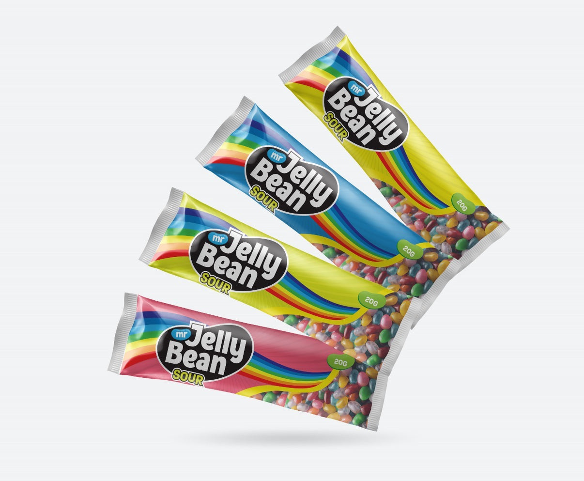 Mr Jelly Bean - Jelly Beans - Sours box (24 pieces x 20g) – MyCandies